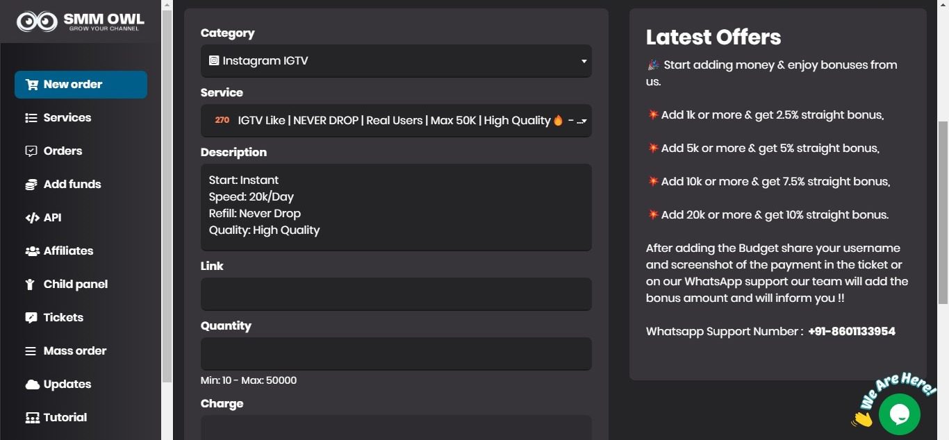 Buy Instagram IGTV Likes From SMMOwl